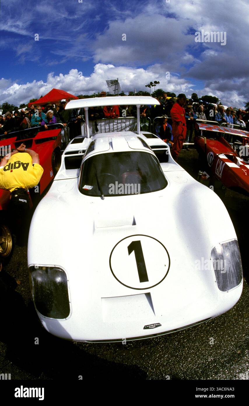 The Chaparral 2F Chevrolet that Phil Hill (USA) and Mike Spence (GBR ...
