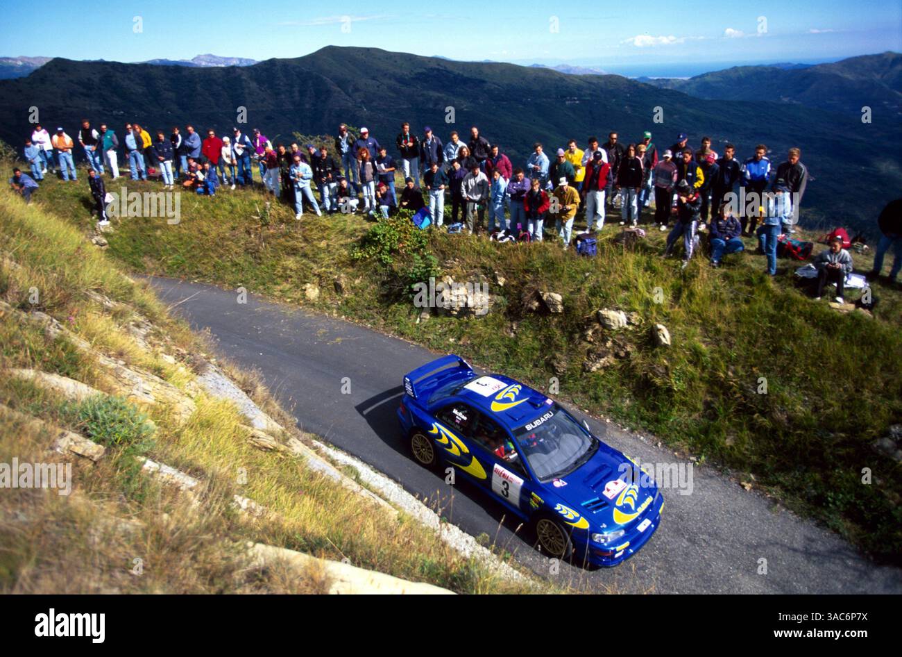 Colin McRae (GBR) Subaru Impreza 555..FIA World Rally Championship, San ...