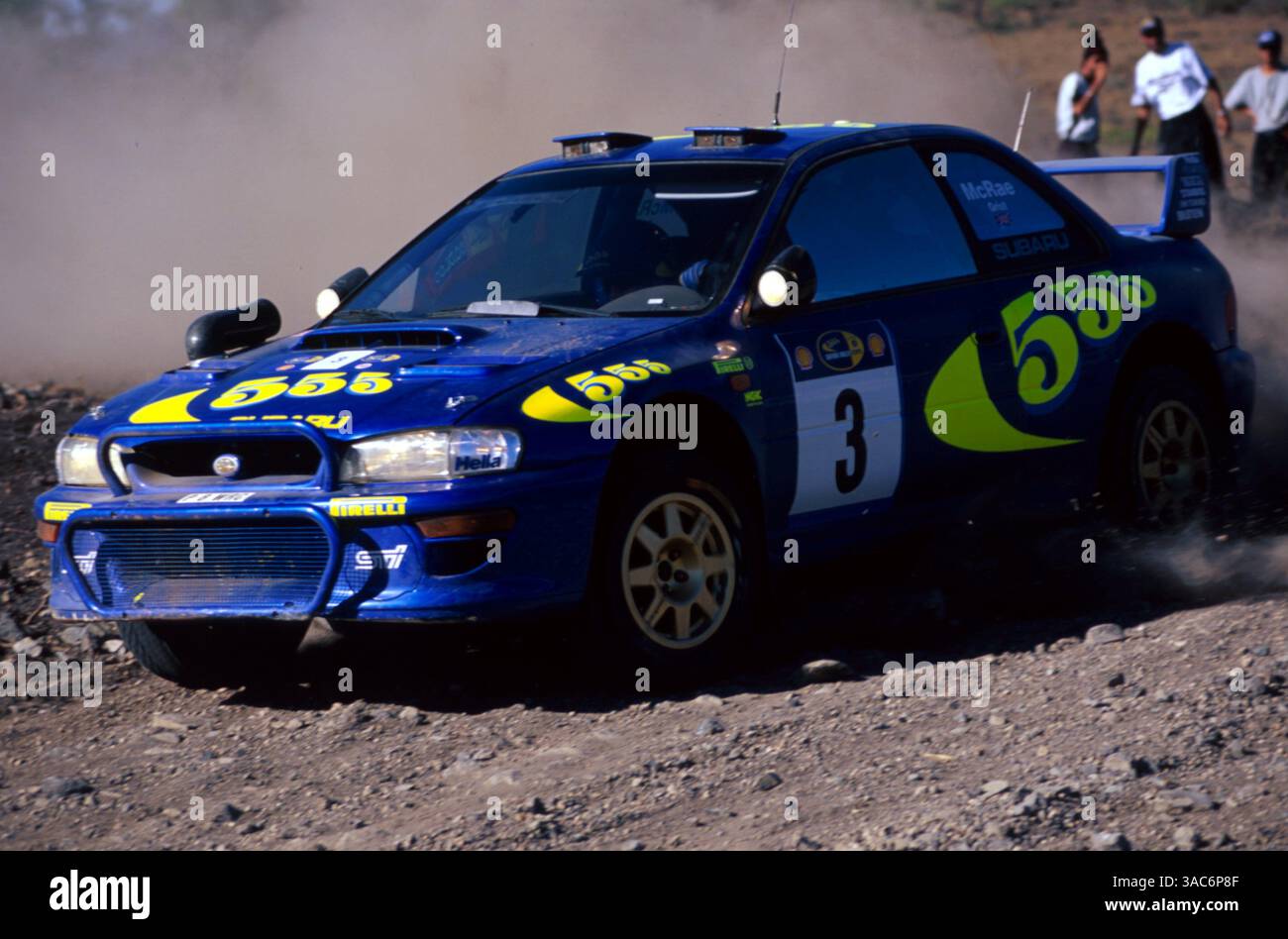 Colin McRae (GBR) Subaru Impreza 555..FIA World Rally Championship ...