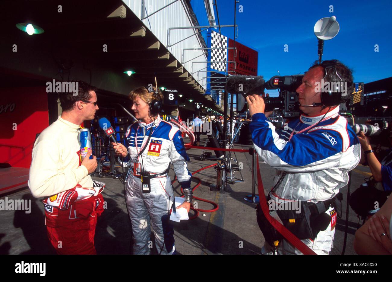 Louise Goodman always gets her man for the ITV coverage. (Credit Image ...