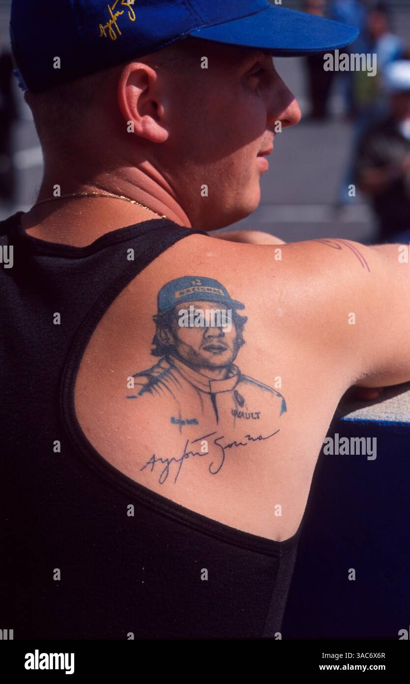 An Ayrton Senna fan. (Credit Image: ©Sutton Motorsports/ZUMA Press ...