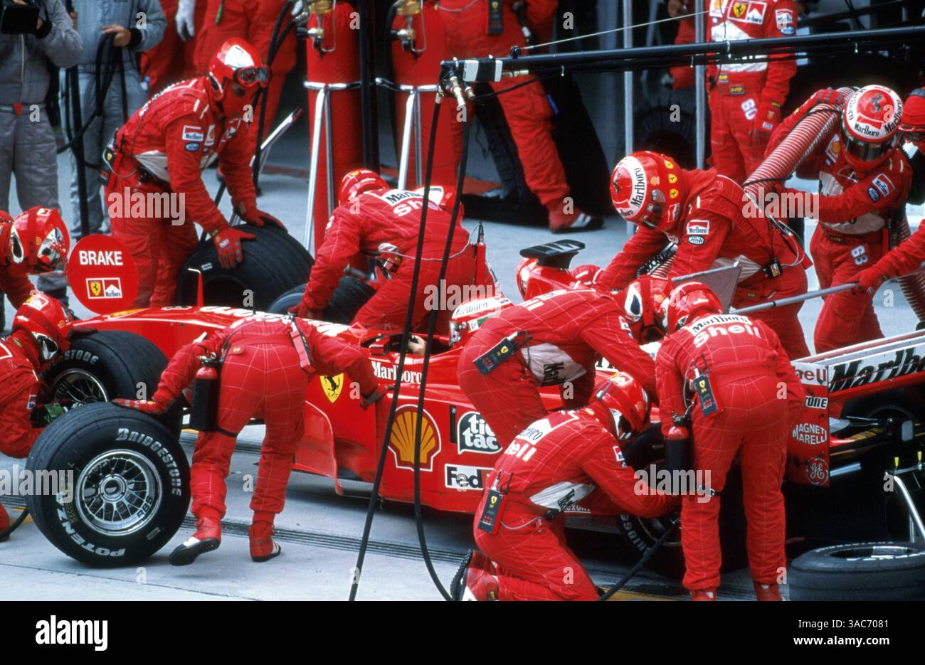 Winner Eddie Irvine(GBR) Ferrari F399..Malaysian GP, Sepang, 17 October ...