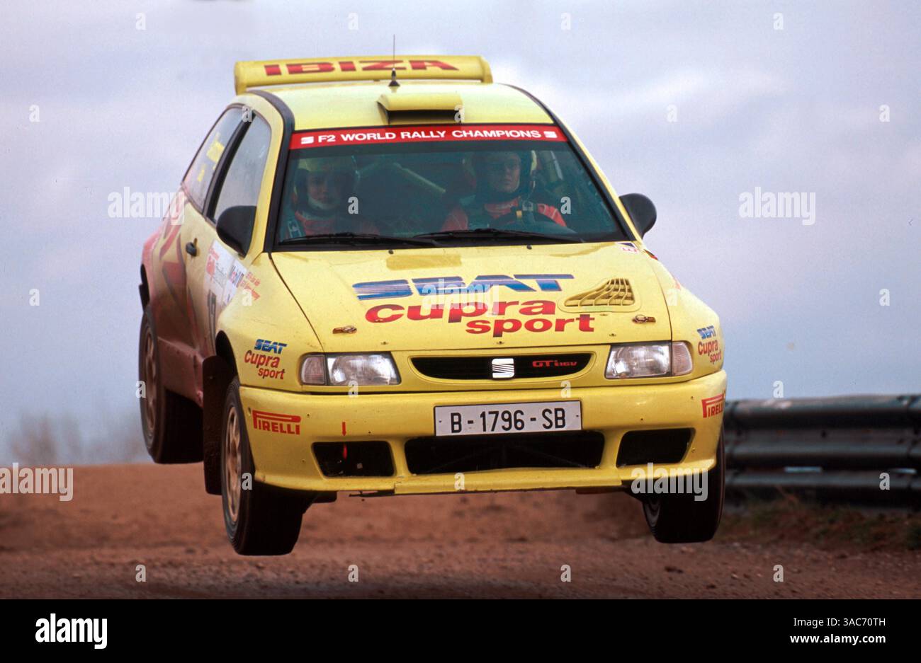 Barbara Armstrong (GBR) with her co-driver Lisa Addy (GBR) Seat Ibiza ...