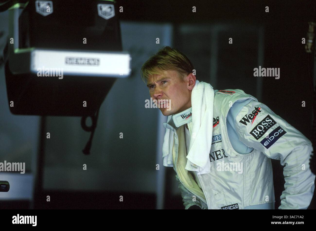 Mika Hakkinen(FIN) Mclaren MP4-14, 3rd place..Malaysian GP, Sepang, 17 October 1999 (Credit ...