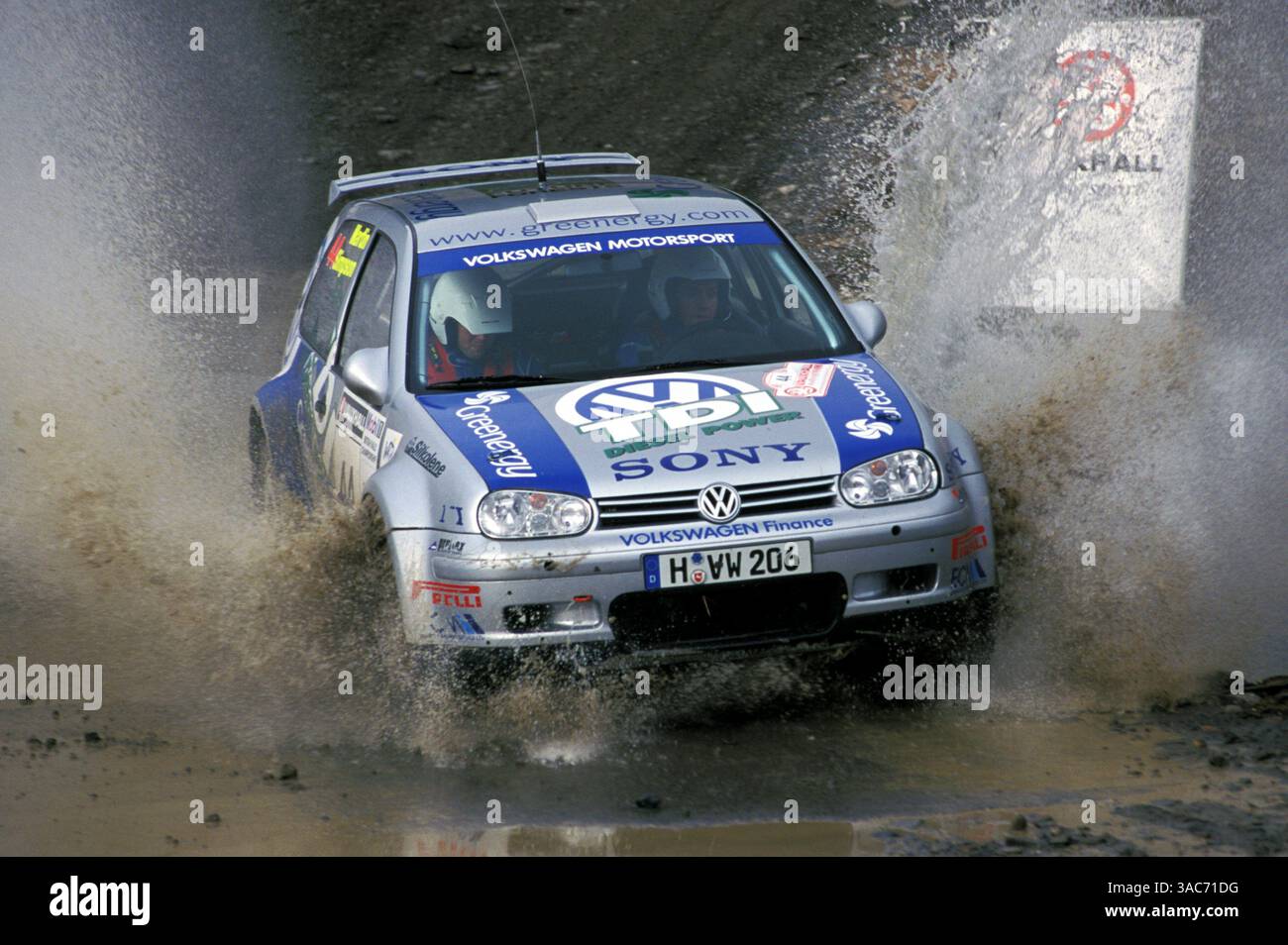 Neil Simpson (GBR) in the British debut of the VW Golf Tdi..British ...