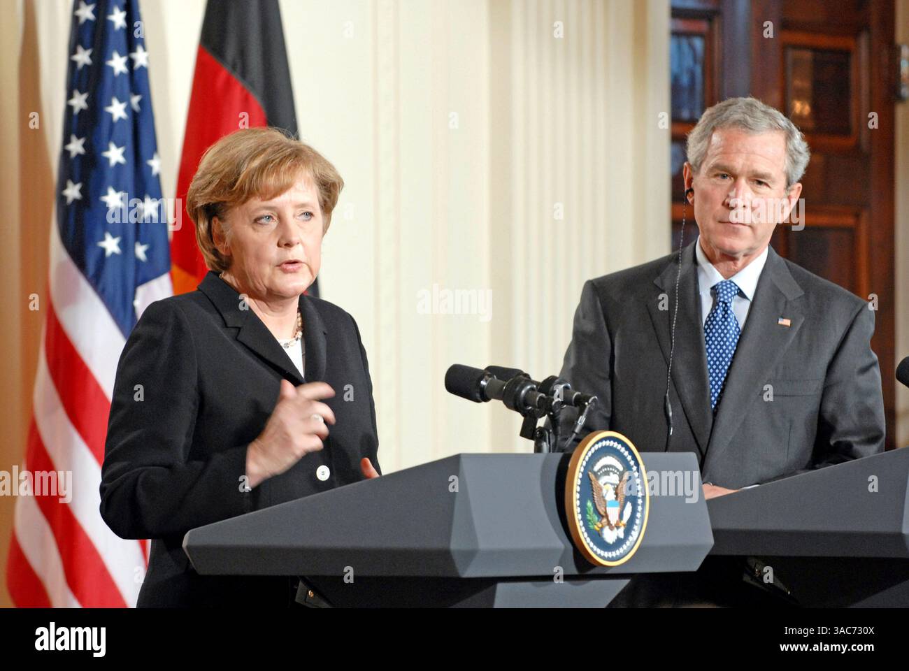 Jan 13, 2006 - Washington, USA - First visit of German Chancellor ...