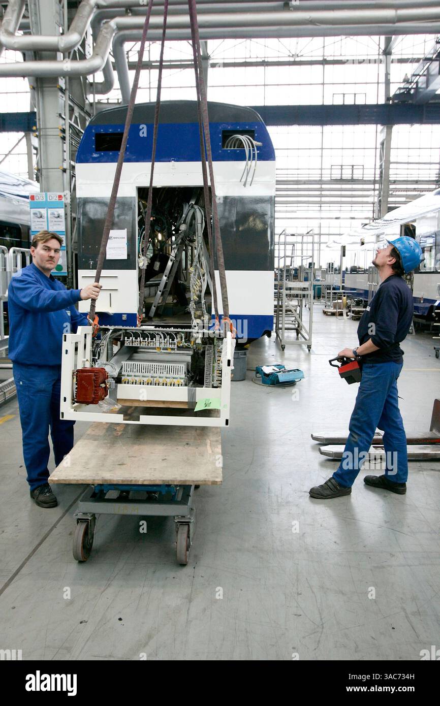 Bombardier train production hi-res stock photography and images - Alamy