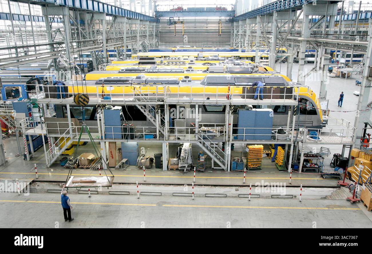 Schienenfahrzeugproduktion hi-res stock photography and images - Alamy