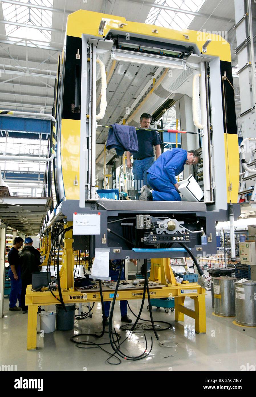 Jan 30, 2006 - Hennigsdorf, GERMANY - Train manufacture at Bombardier ...