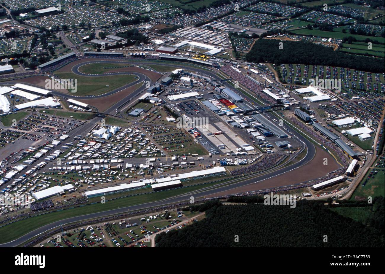 Aerial view of the circuit on race day...Formula One World Championship ...