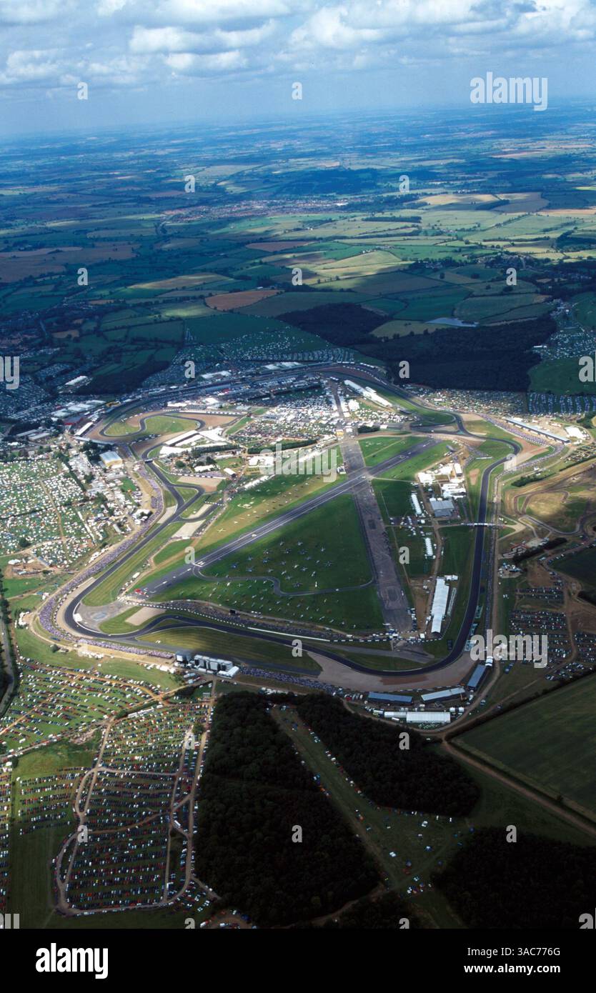 Aerial view of the circuit on race day...Formula One World Championship ...