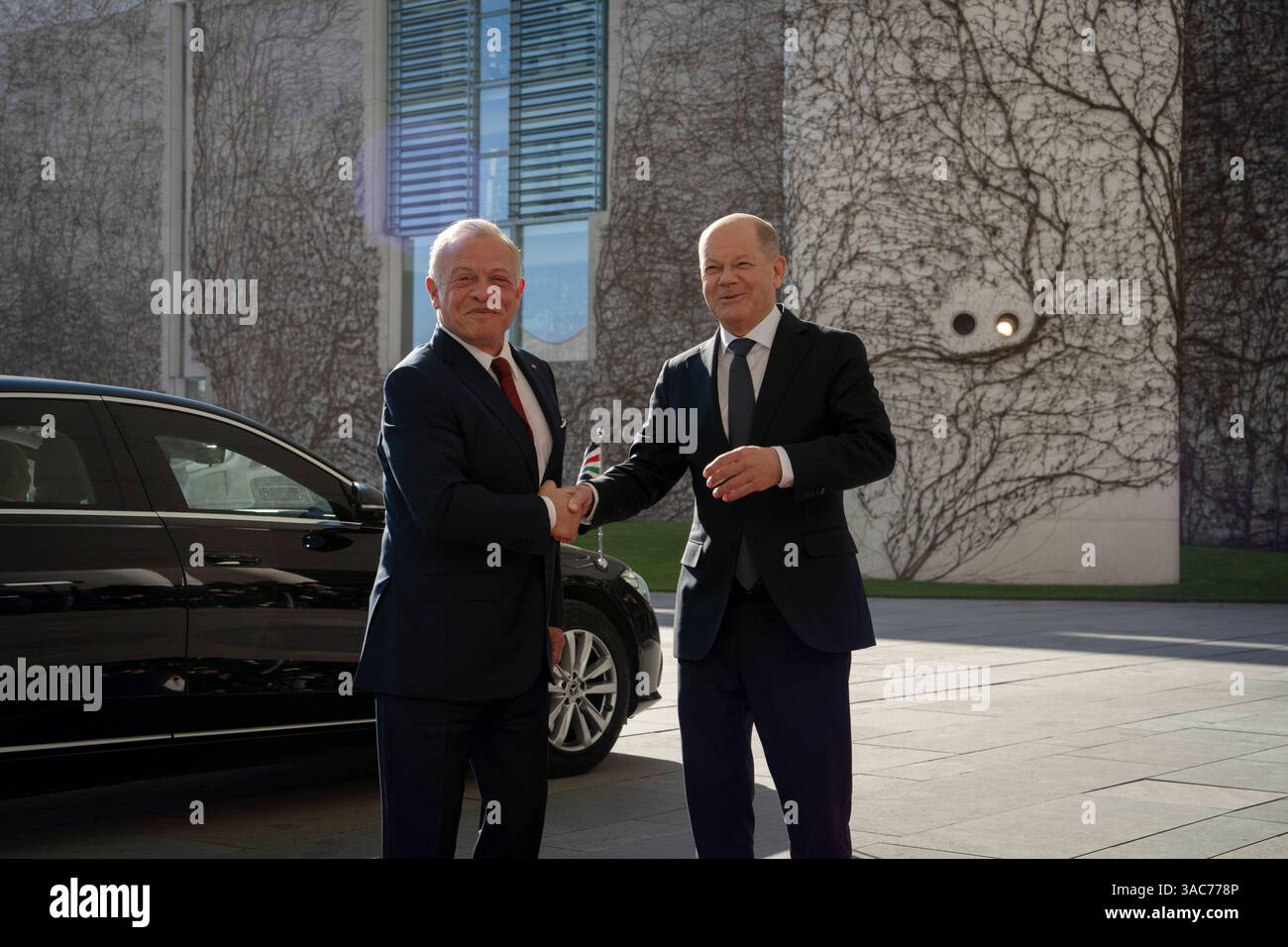 Bundeskanzler, Olaf Scholz, König, Jordanien, Abdullah II. Ibn Al ...
