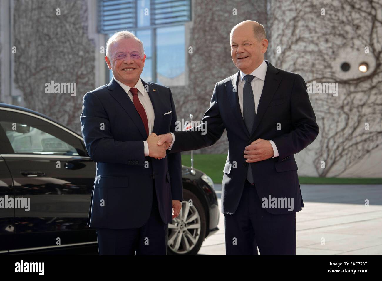 Bundeskanzler, Olaf Scholz, König, Jordanien, Abdullah II. Ibn Al ...
