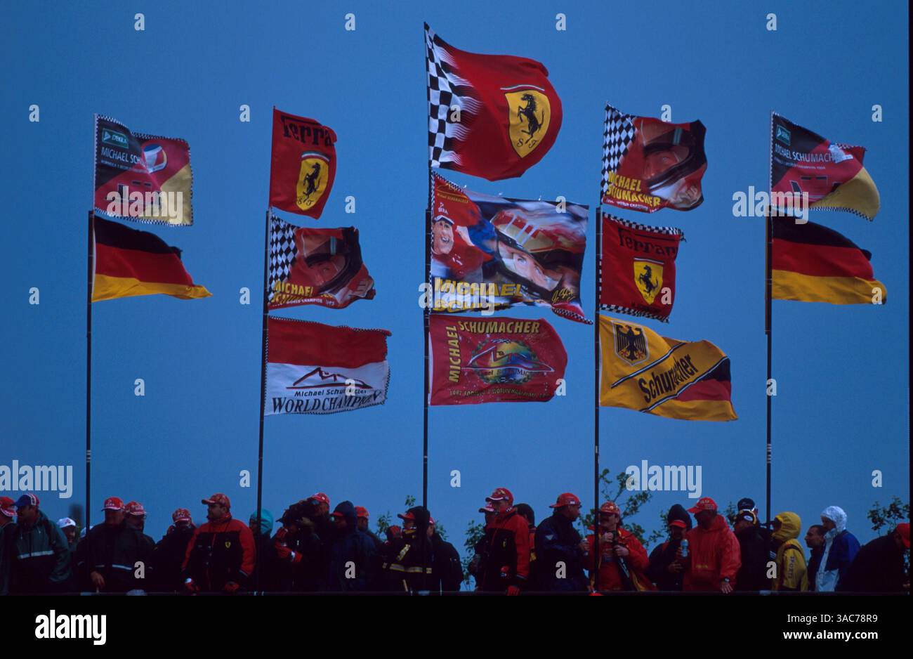 F1 fans and their flags (Credit Image: ©Sutton Motorsports/ZUMA Press ...