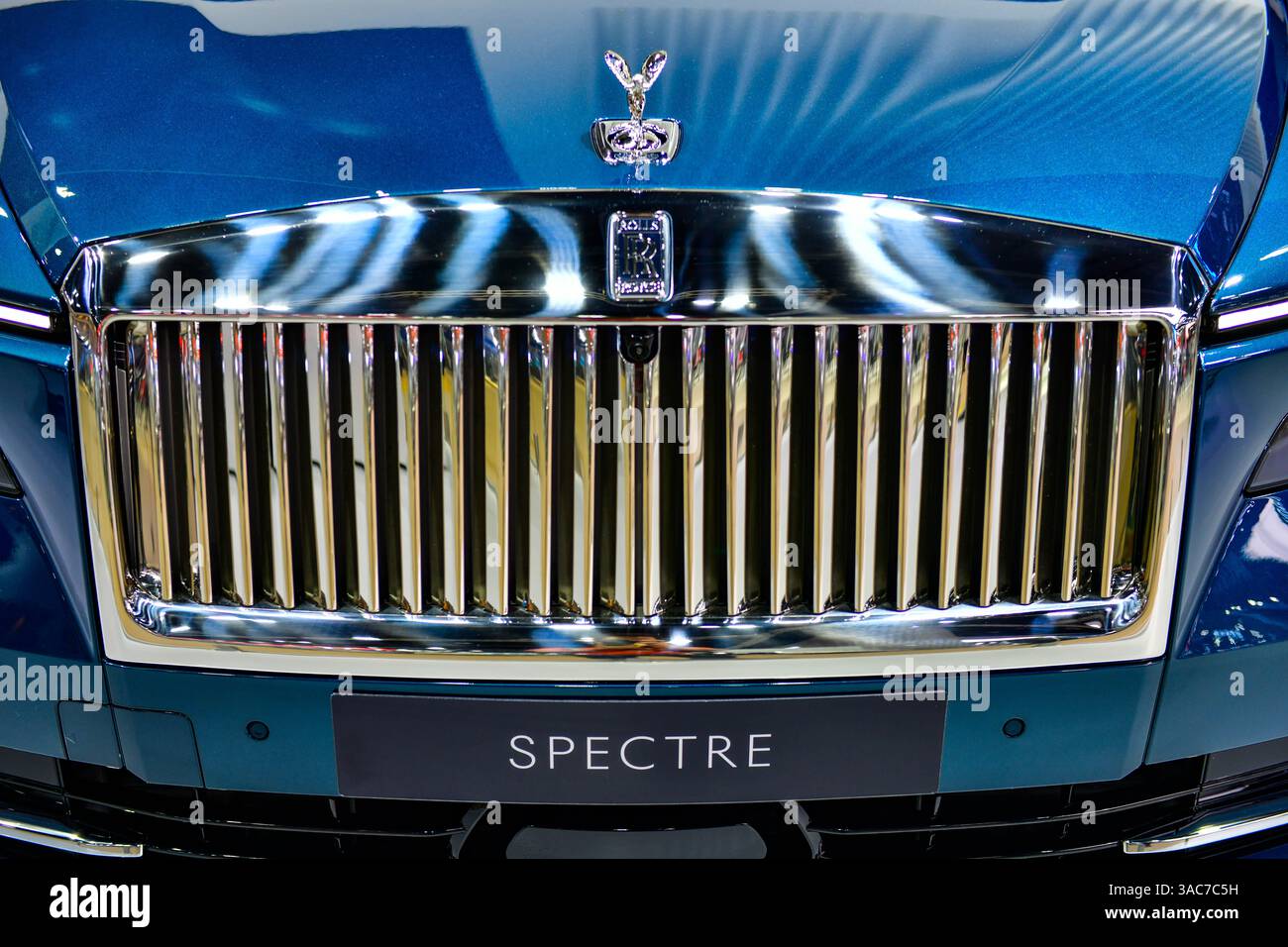 Thailand-March 26,2025:Rolls-Royce SPECTRE ultra-luxury electric super ...