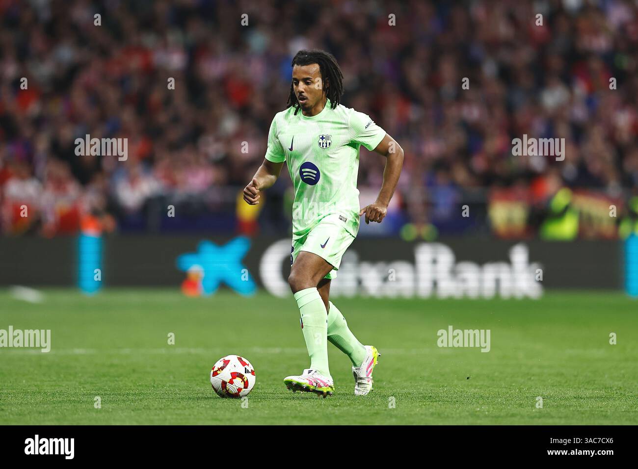 Madrid, Spain. 2nd Apr, 2025. Jules Kounde (Barcelona) Football/Soccer ...
