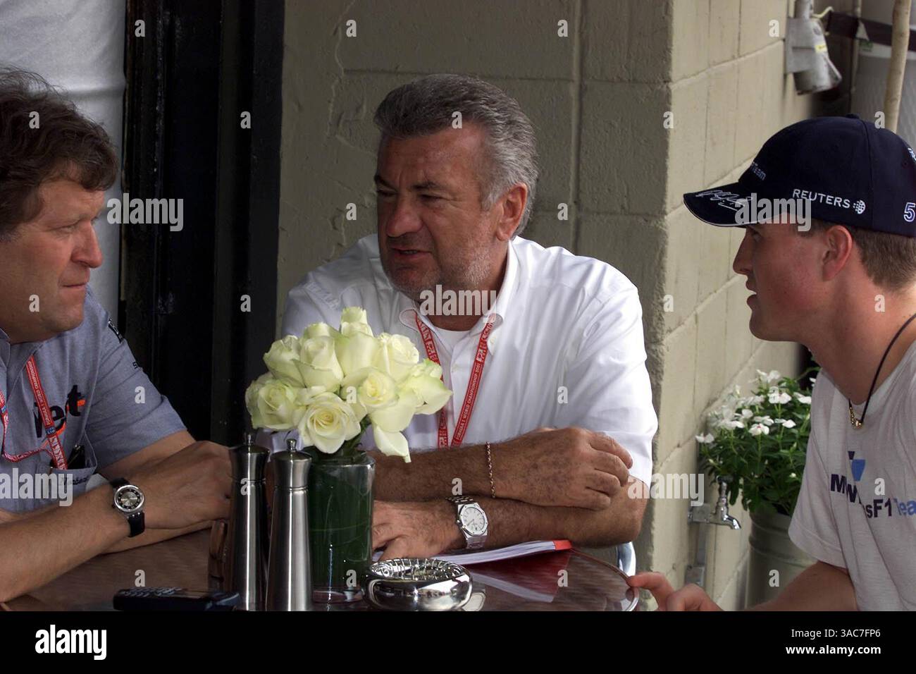 L-R: Norbert Haug(GER) Head of Mercedes-Benz Motorsport, Willi Webber ...