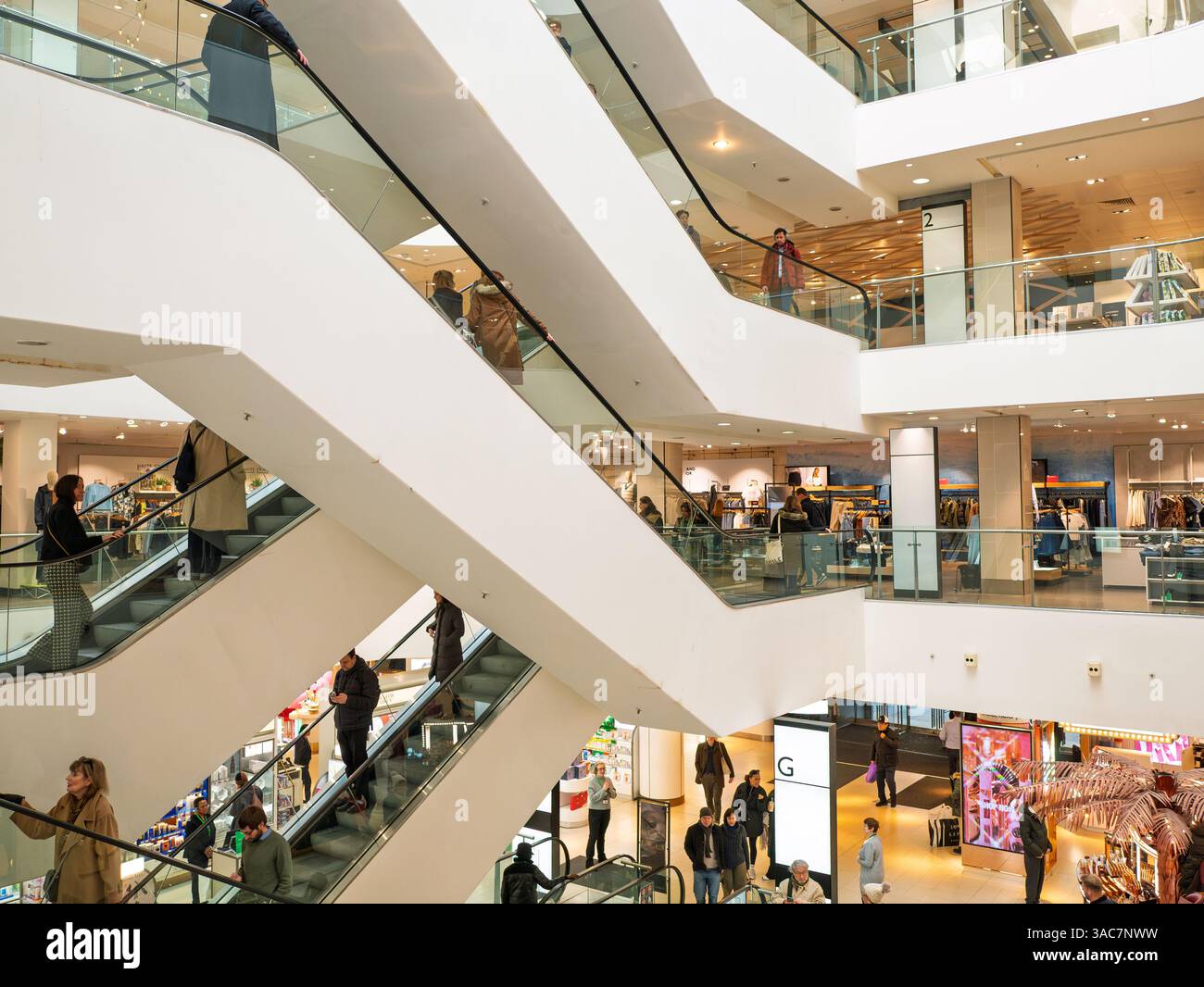Interior of John Lewis department store, London, UK Stock Photo - Alamy