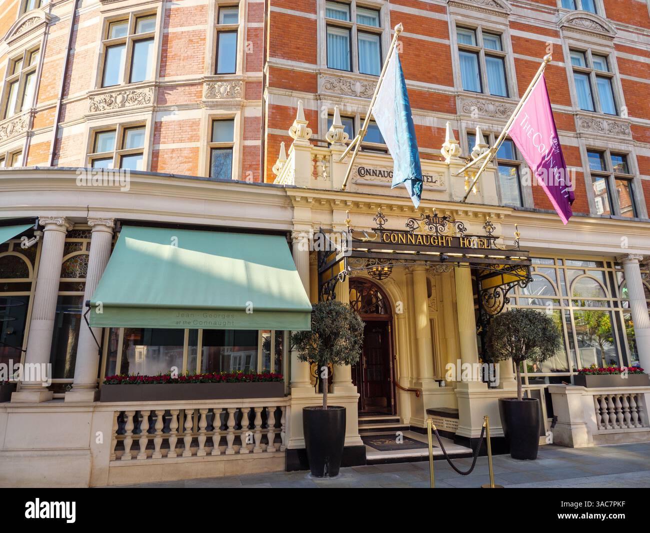 The Connaught Hotel, Mayfair, London, UK Stock Photo - Alamy