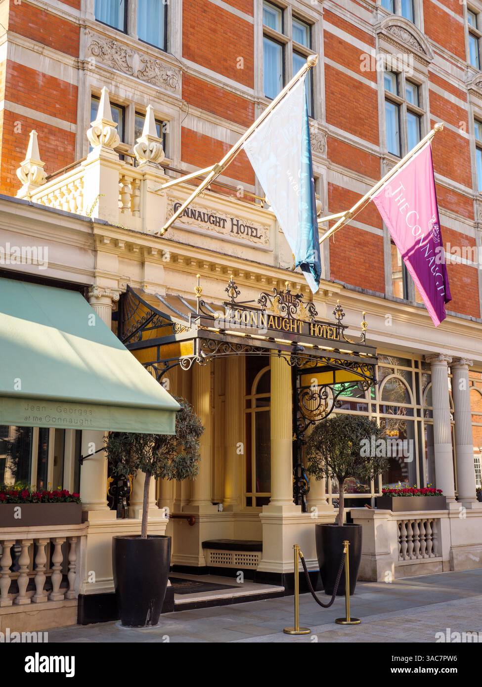 The Connaught Hotel, Mayfair, London, UK Stock Photo - Alamy