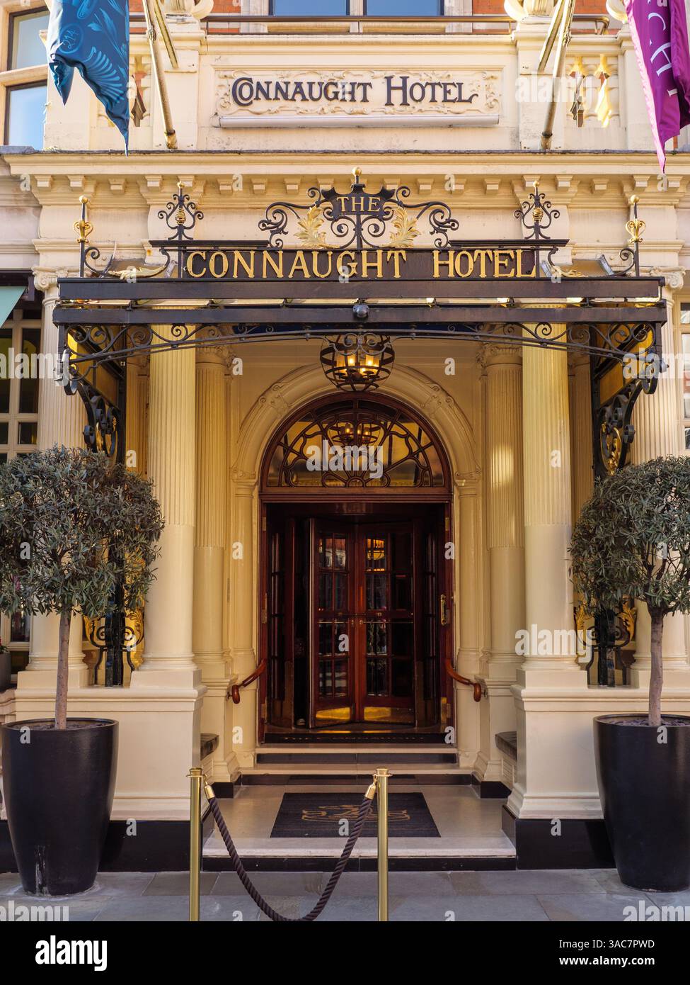 The Connaught Hotel, Mayfair, London, UK Stock Photo - Alamy