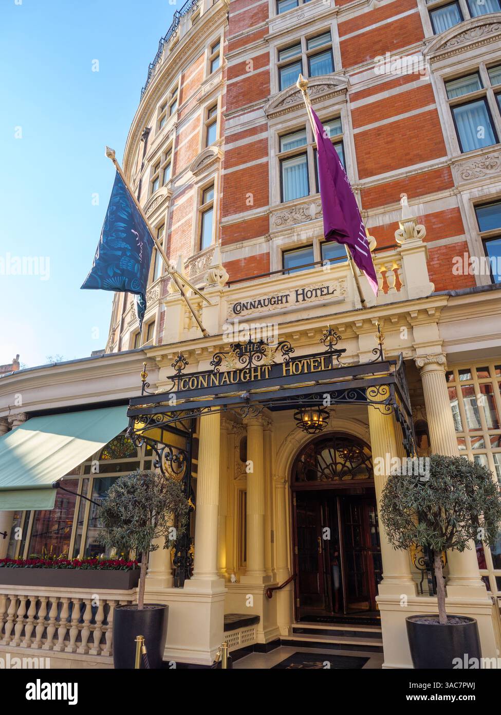The Connaught Hotel, Mayfair, London, UK Stock Photo - Alamy