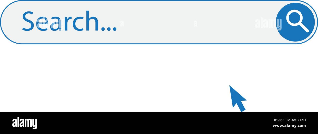 Search bar copy space Stock Vector Images - Alamy