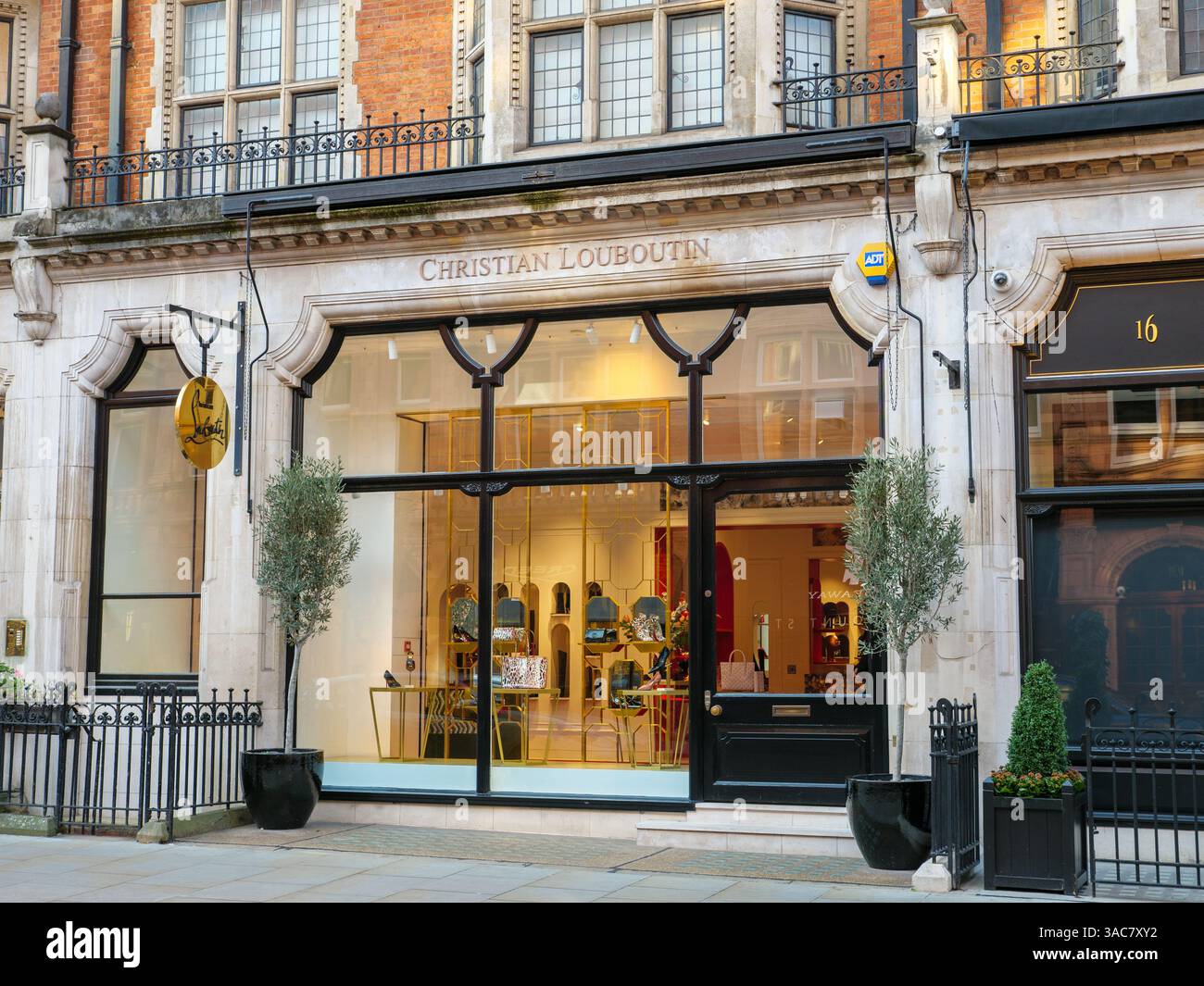 Christian Louboutin shop, Mount Street, London, UK Stock Photo - Alamy