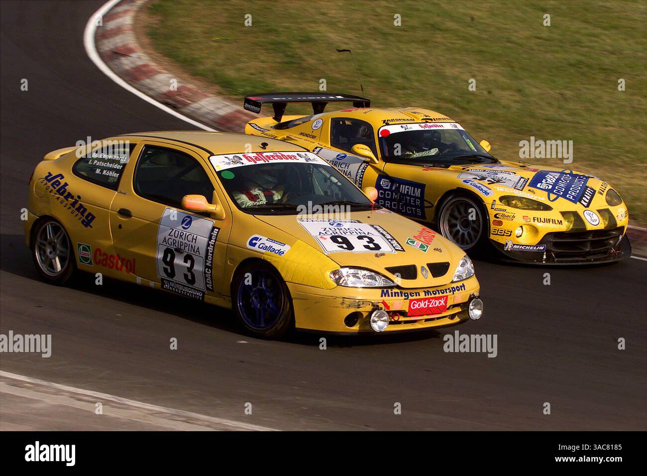 The race winning Zakspeed Chrysler Viper of Peter Zakowski, Pedro Lamy ...
