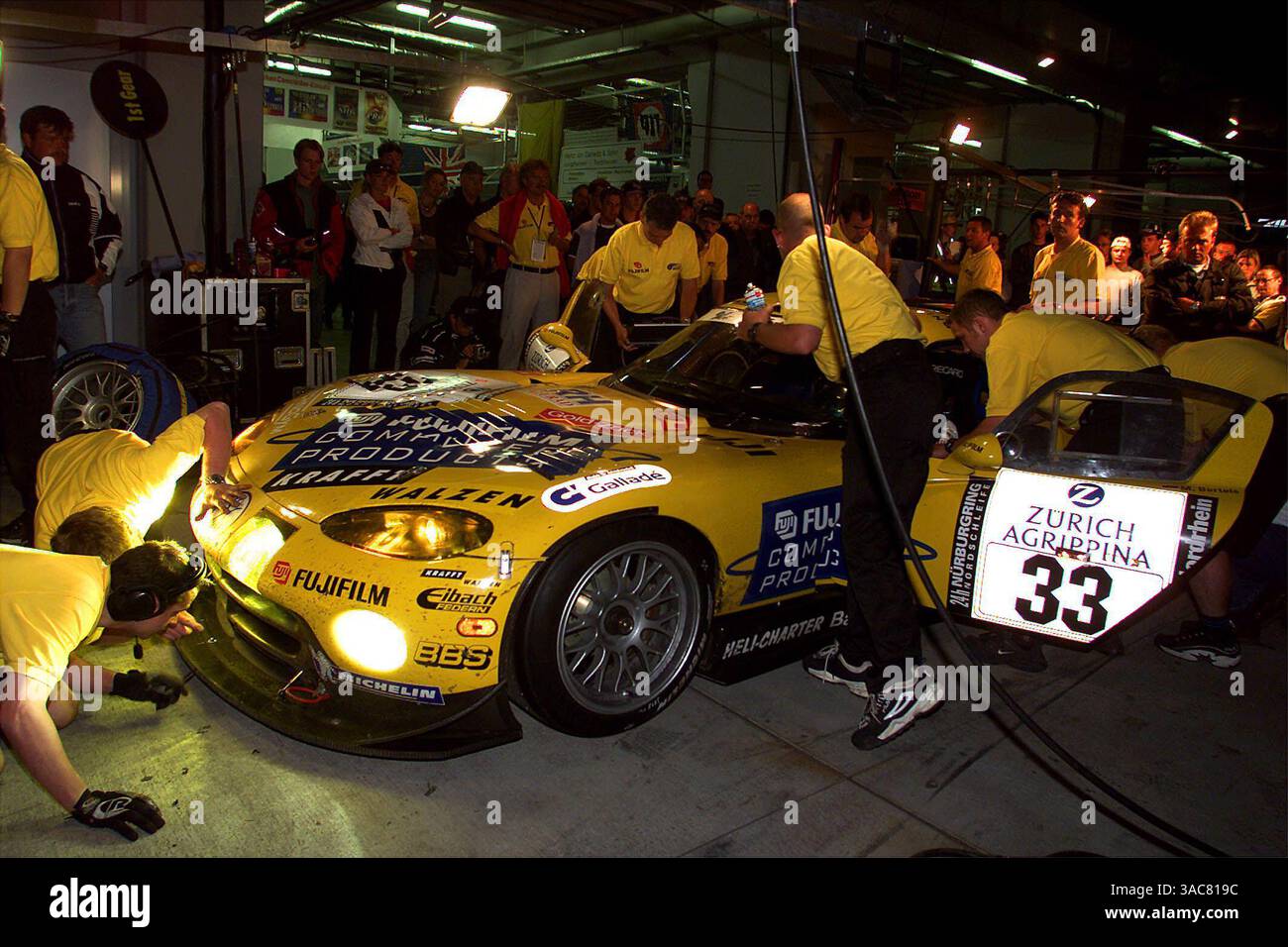 The race winning Zakspeed Chrysler Viper of Peter Zakowski, Pedro Lamy ...