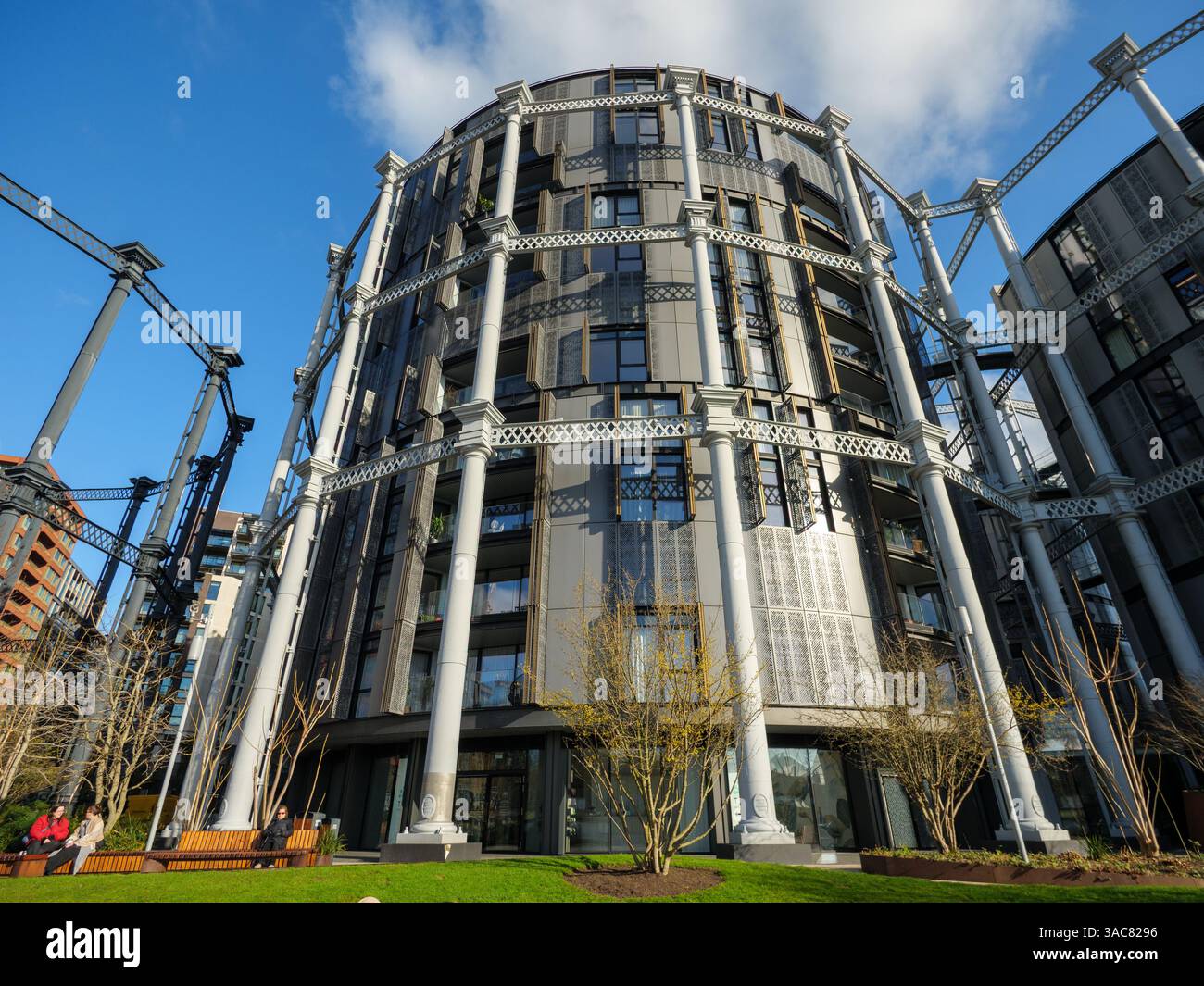The Gasholders development is a luxury residential complex built within ...