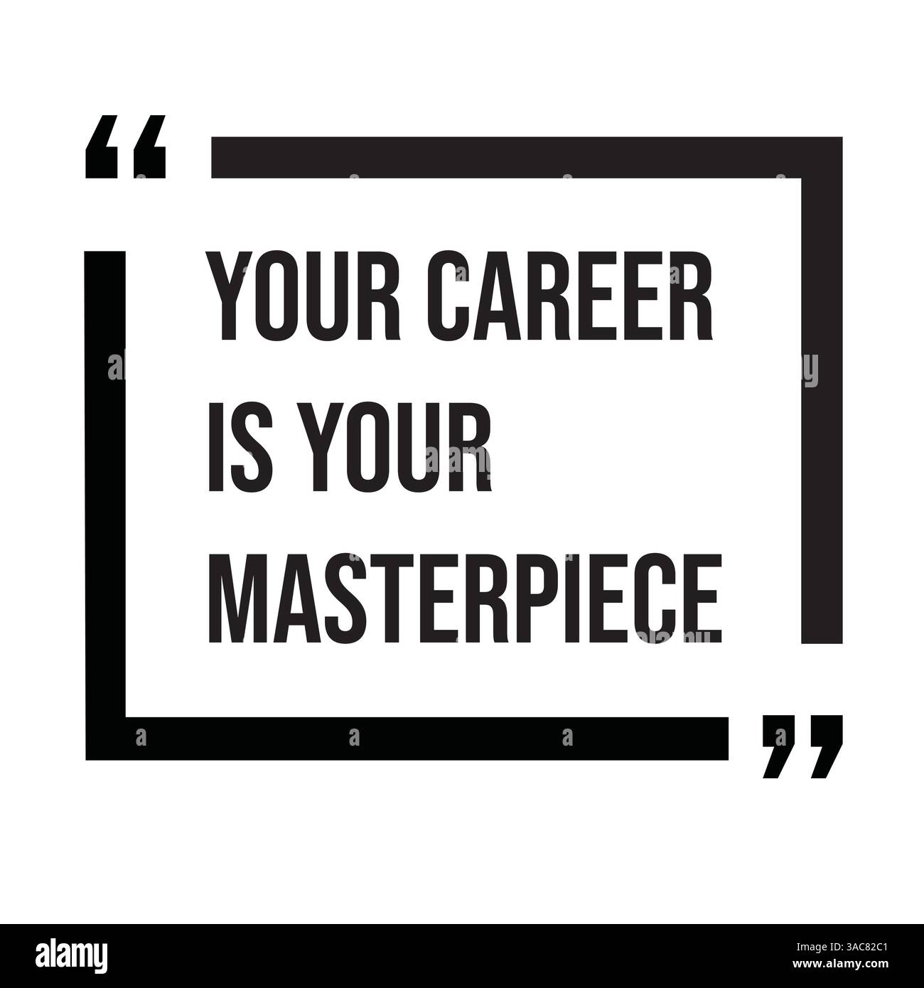 Your career is your masterpiece inspirational design quote ...