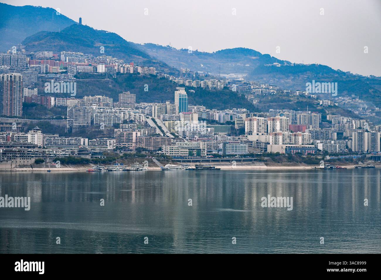 (250403) -- CHONGQING, April 3, 2025 (Xinhua) -- This photo shows a ...