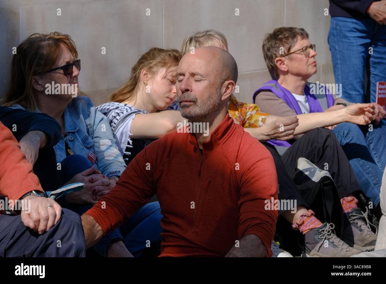 London, UK. 3rd April, 2025. Quakers gather for mass worship where they ...