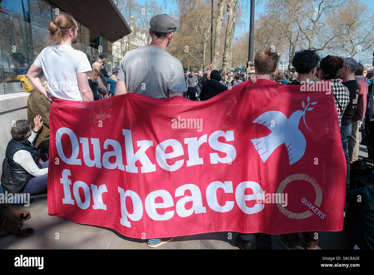 London, UK. 3rd April, 2025. Quakers gather for mass worship where they ...