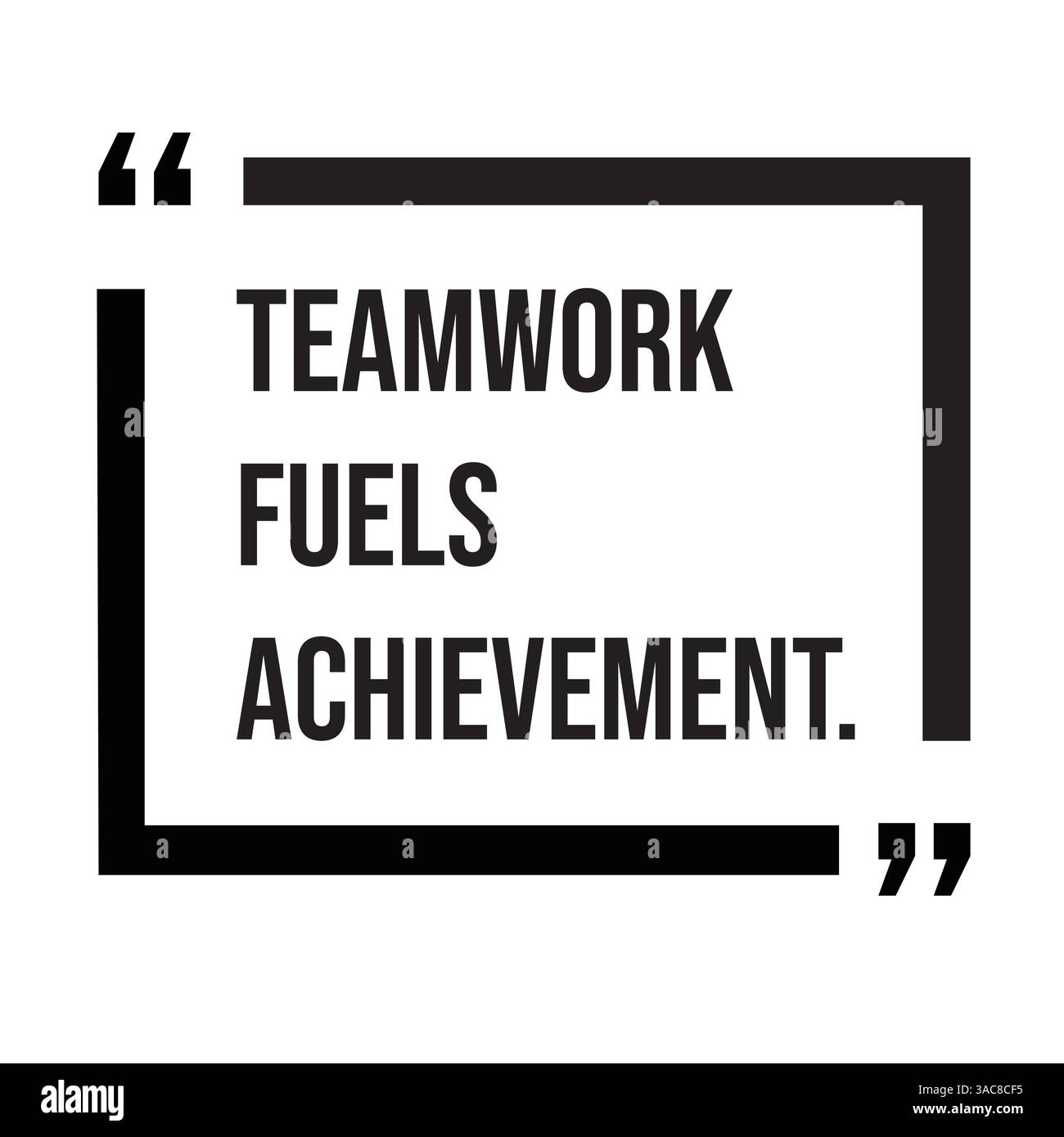 Teamwork fuels achievement inspirational design quote, motivational ...