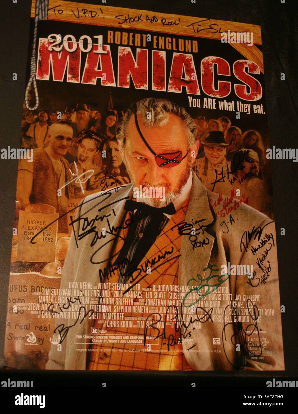 Polster of DVD release party and cast signing; Lions Gate picture 2001 ...