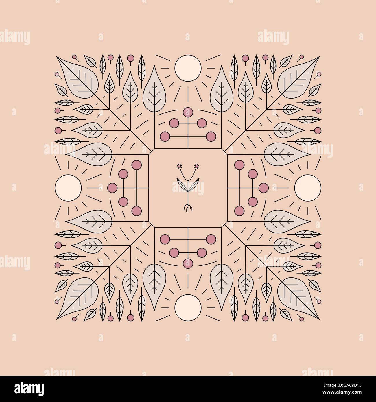 Vector Floral Element. Textbook, booklet or notebook mockup. Business ...