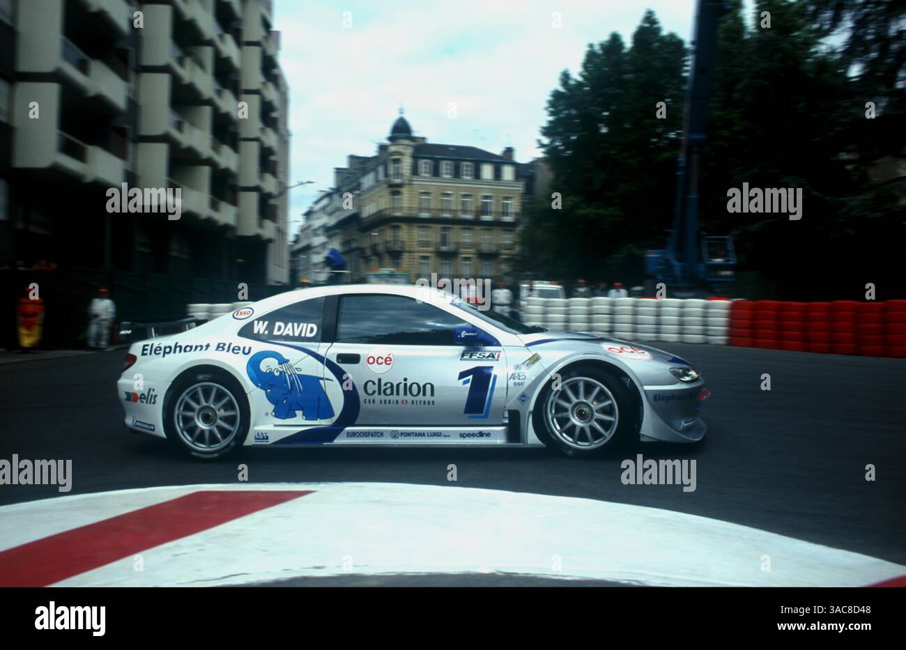 William David(FRA) finished 2nd in his Peugeot 406 Coupe.French Touring ...