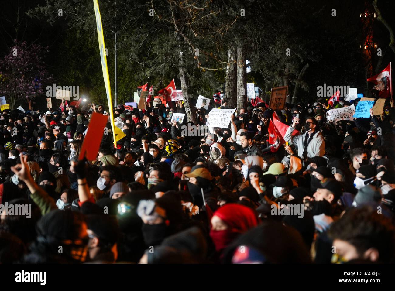 Protests After Istanbul Mayor Ekrem Imamoglu Arrested Stock Photo - Alamy