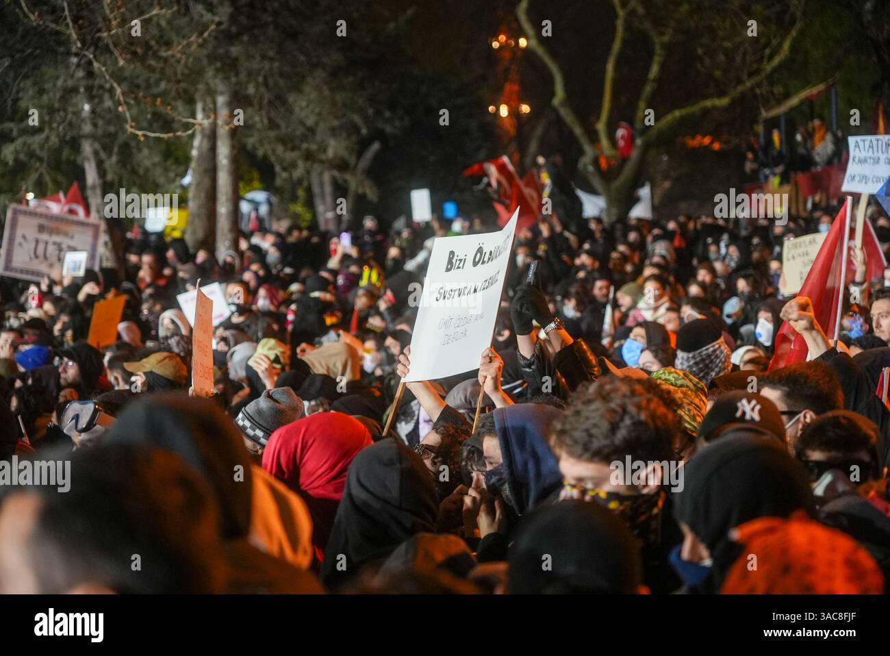 Protests After Istanbul Mayor Ekrem Imamoglu Arrested Stock Photo - Alamy