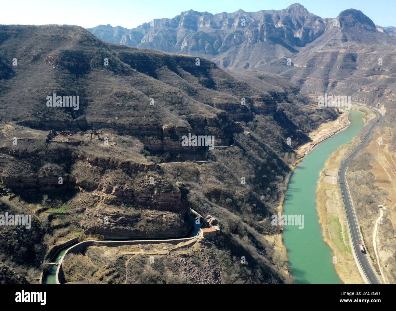 Zhengzhou. 18th Mar, 2025. An aerial drone photo taken on March 18 ...