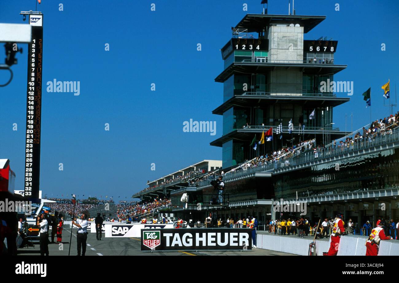 The pit complex, scoreboard, and leaderboard tower...United States ...