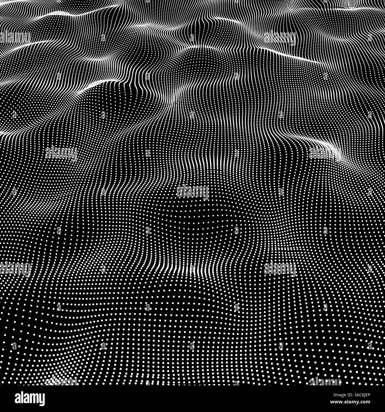 Nanotechnology particle 3d structure Black and White Stock Photos ...