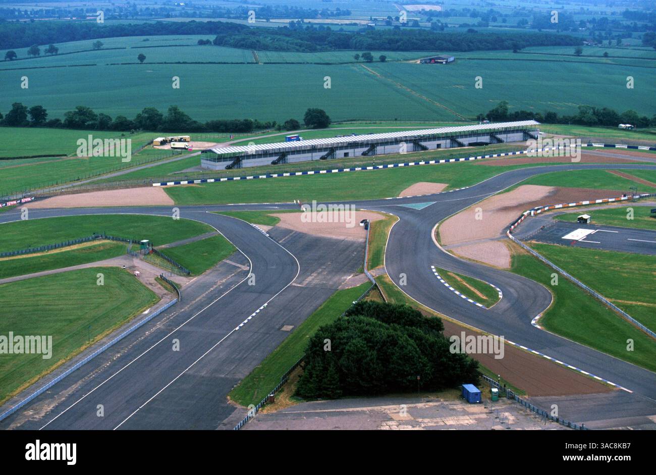 An Aerial view of Silverstone Circuit and the areas that are due to be ...