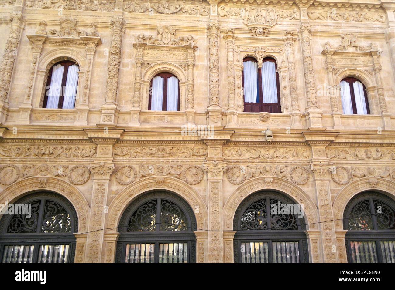 Seville Town Hall designed in Plateresque style by Diego de Riano ...