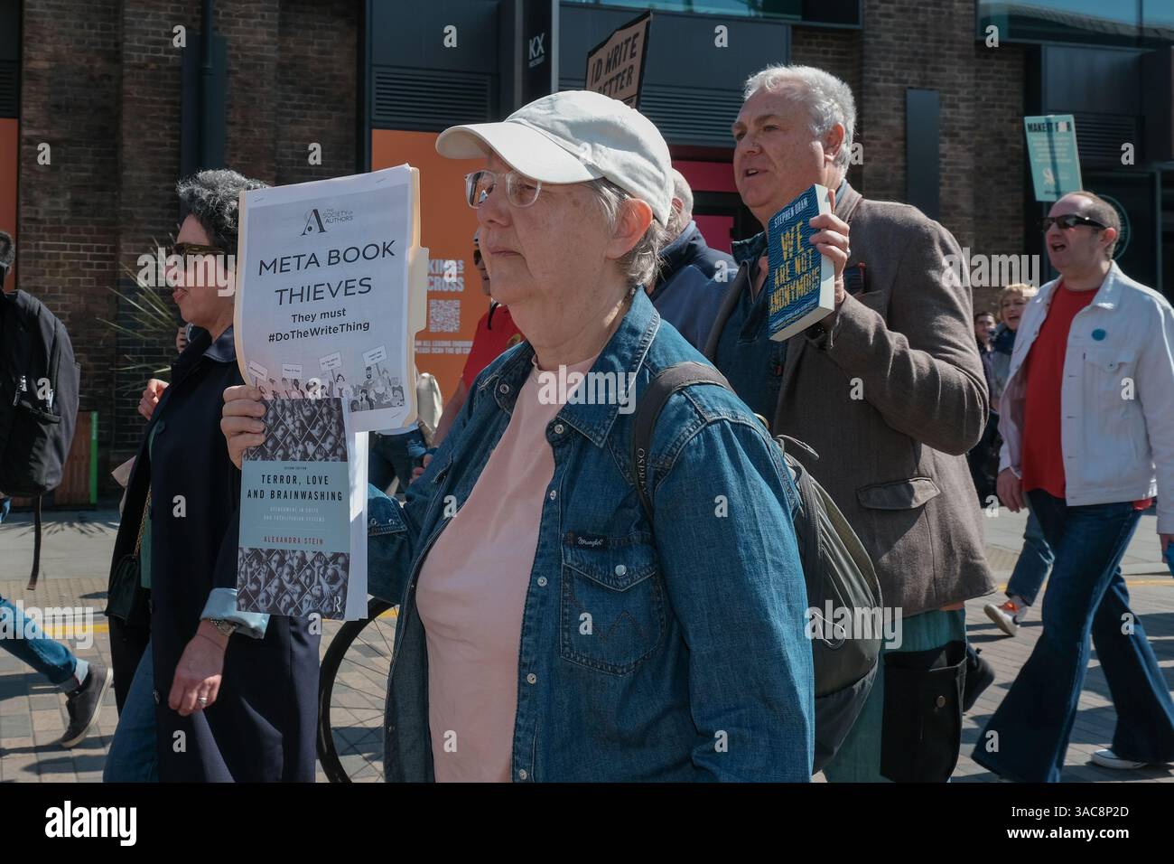 London, UK. 3rd April, 2025. Members of the Society of Authors (SoA ...