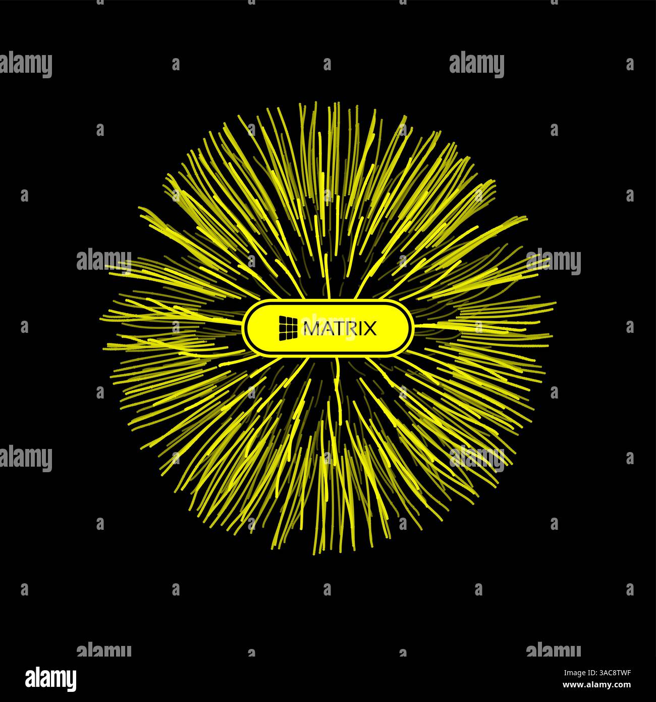 3d abstract sphere. Array with dynamic particles. Modern science and technology element. Vector ...