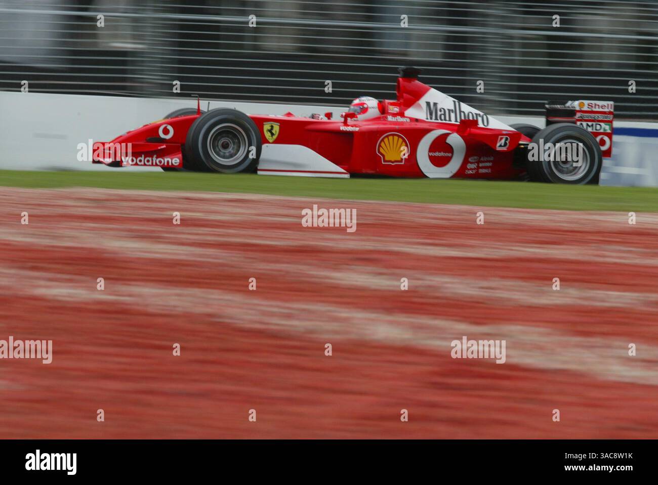 Rubens Barrichello (BRA) Ferrari F2001.Australian Grand Prix Qualifying, Albert Park, Melbourne ...