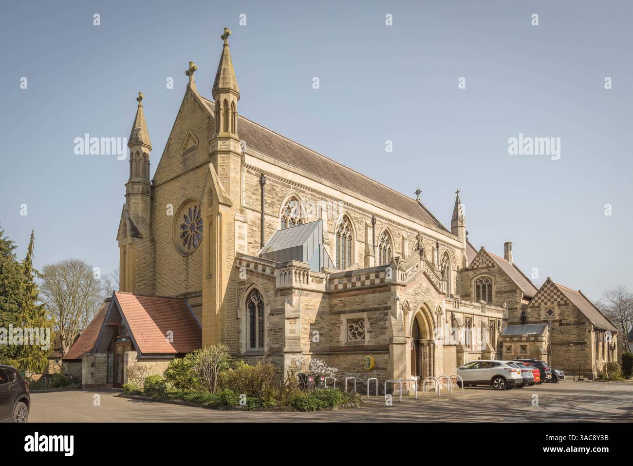 St. Mark's Church in Harrogate, North Yorkshire, United Kingdom. Caught ...